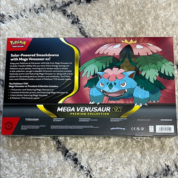 Pokemon | Toys | Pokemon Mega Venusaur Ex Collection Green And Pink ...